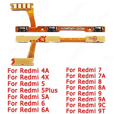 For Xiaomi Redmi 5 Plus 5a 6 6a 7 7a 8 8a 9 9a 9c 9t 4a 4x Repair Power