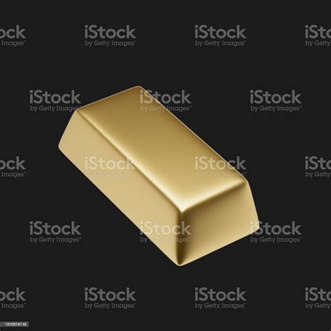 어두운 배경 3d 일러스트에 3d 간단한 골드 바 음질의 음질 렌더링 3차원 형태에 대한 스톡 사진 및 기타 이미지 3차원