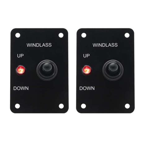 Promo 2x 12v Anchor Windlass Updown Toggle Switch Control Panel Red