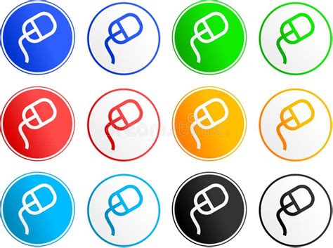 Purple Mouse Pointer Stock Vector Illustration Of Communicator 5330776