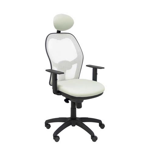 Chaise de Bureau avec Appui tête Jorquera P C BALI C Gris clair Leroy Merlin