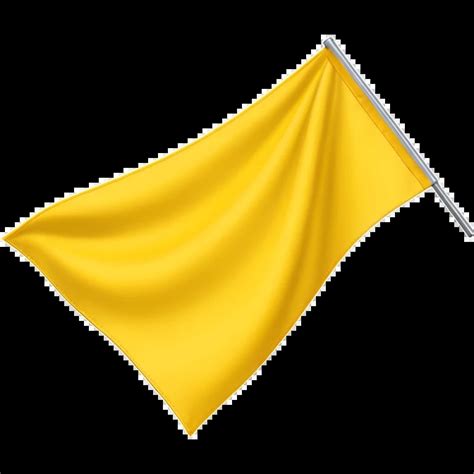 Triangular Flag Of Yellow Colour🚩 Emoji Ai Emoji Generator