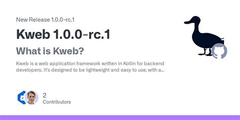 Kweb 100 Rc1 Released A Lightweight Kotlin Web Framework For Backend Developers Rwebdev