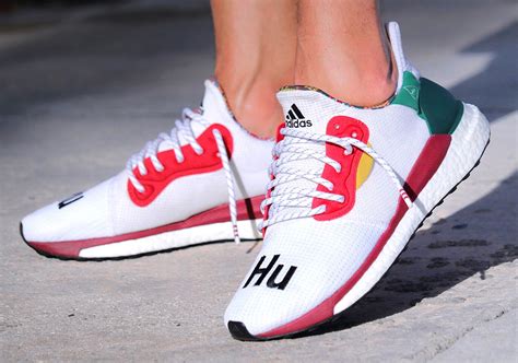 Pharrell Adidas Hu Glide St White Photos