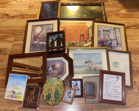 Assorted Framed Prints And Frames Sherwood Auctions