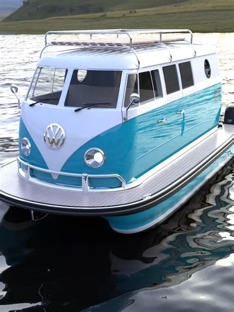 Arquiteto Transforma Antiga VW Kombi Corujinha Em Barco Dos Sonhos