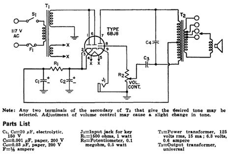 Code Practice Oscillator T E