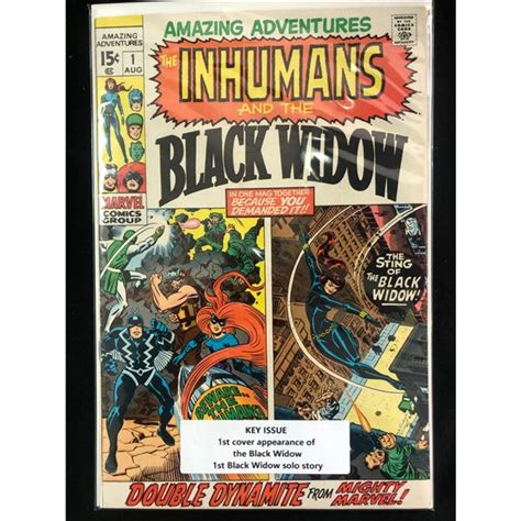Marvel Comics Amazing Adventure Inhumans No1 1st Black Widow Cover