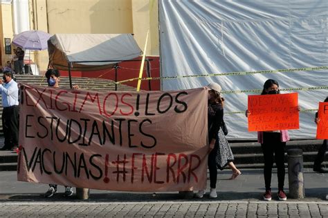 Estudiantes Exigen Ser Vacunados Antes Del Regreso A Clases