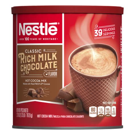 Nestle® Rich Milk Chocolate Hot Chocolate Cocoa Mix 277 Oz Foods Co