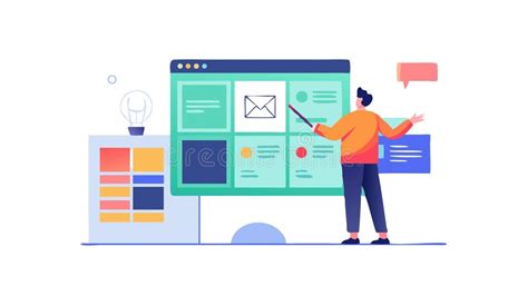 Person Arranging Modular Components Workflow Vector Design Generative