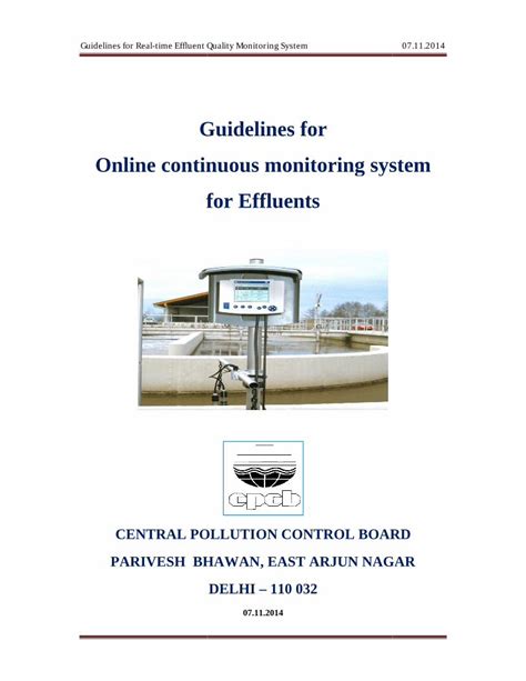PDF Guidelines For Online Continuous Monitoring Guidelines For Online Continuous Monitoring