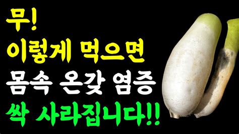 무의 놀라운 효능 이런 분 꼭 딸기 드세요 무 먹으면 안 되는 경우도 알아두세요 초간단 무 레시피 무의 힘 만성