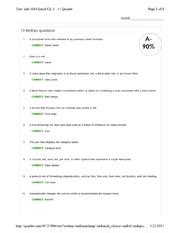EXCEL CHPT 1 4 QUIZLET PRACTICE QUIZ Test Iofs 1am Excel Oh 1 4 Ouiz1et Page 1 Of3 NAME 13
