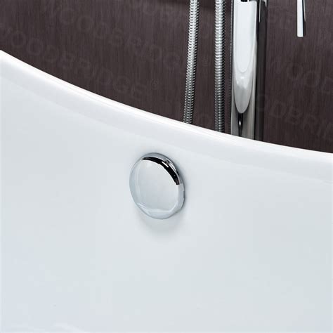 【woodbridge 59 Heavy Duty Acrylic Double Slipper Clawfoot Bath Tub
