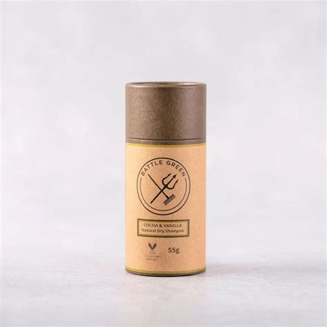 Natural Dry Shampoo Cocoa And Vanilla 55g Battle Green