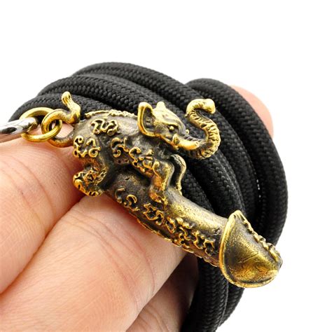 Elephant Sex Charm Thai Amulet Buddhist Charm Penis Buddhist Etsy