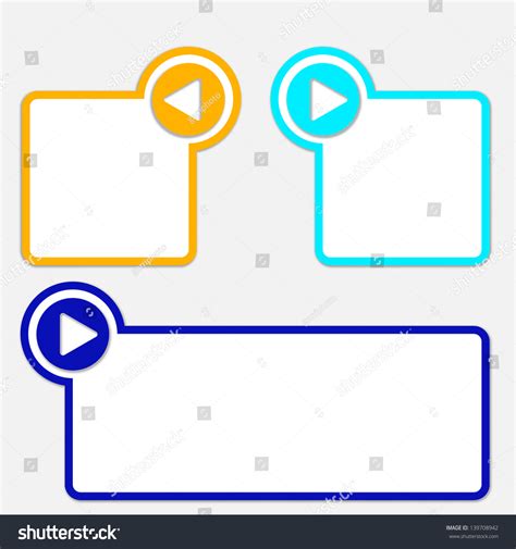 Text Box Arrow Stock Vector Royalty Free Shutterstock