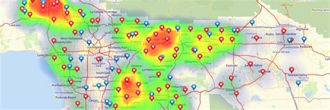 Geographic Radial Heat Maps Visualize Business Activity With Mapline