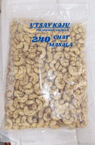 240 Chat Masala Roasted Flavour Cashews Oil Free Packaging Type