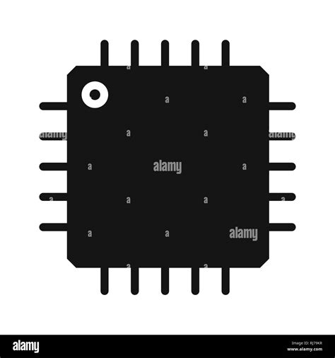 Vector Processor Icon Stock Photo Alamy