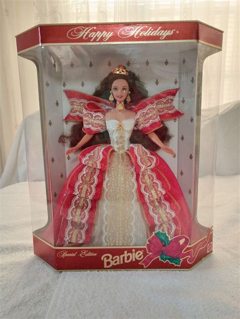 10th Anniversary Happy Holidays Barbie Doll Special Edition 1997