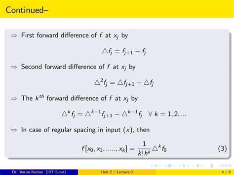 Newtons Forwardbackward Difference Interpolation