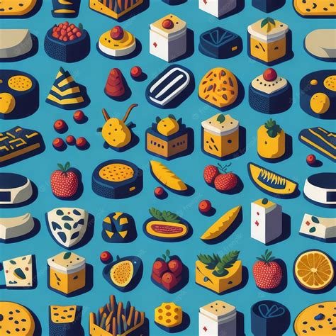 Premium Photo A Graphic Of Cheese And Fruit