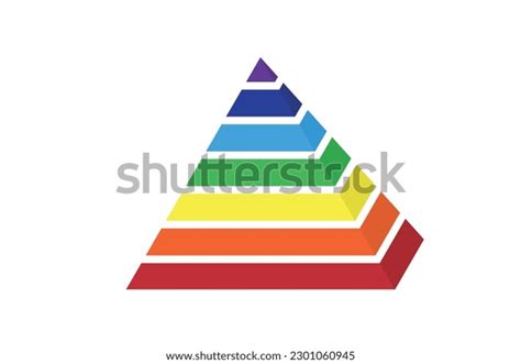 Maslow Pyramid Hierarchy Needs Shadow Motivation Stock Vector Royalty Free