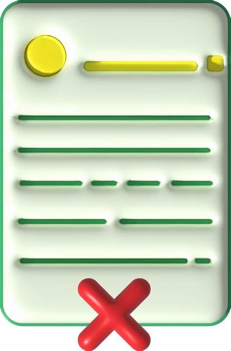 Cross Check Mark Icon Button And No Or Wrong Symbol On Reject Cancel Sign Button Rendering 3d