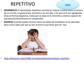 Tipos De Aprendizaje Pptx