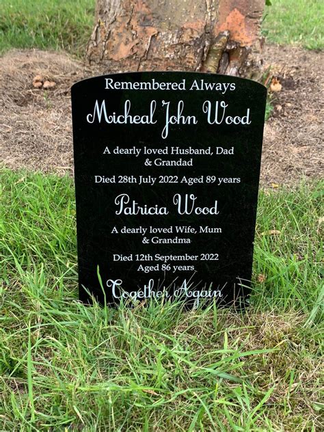 Temporary Headstone Lazy Dave Designs