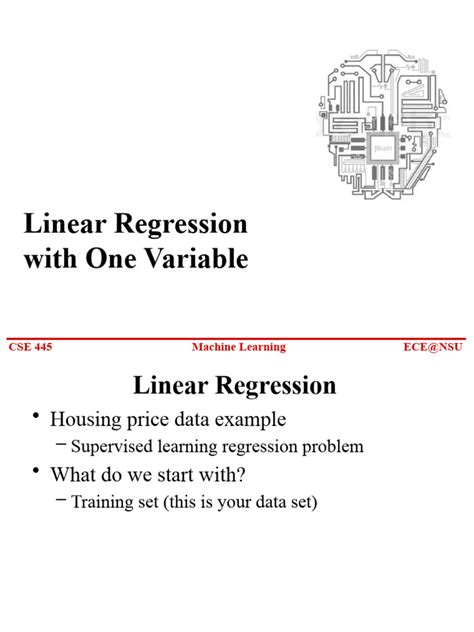 linear regression univariate pdf regression analysis derivative