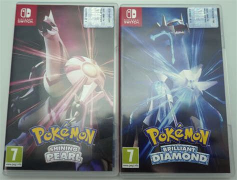 Pokemon Brilliant Diamond And Shining Pearl Both Games For Nintendo