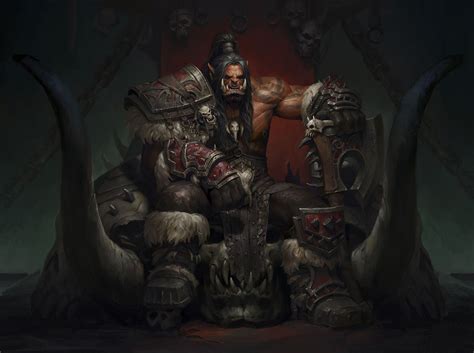 Tangweibin — Grom·hellscream Warcraft Art Grom Hellscream World Of