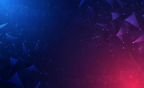 Digital Technology Circuits Blue Red Gradient Background Ai Big Data