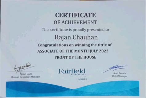 Rajan Chauhan On Linkedin July My Achievement Front Of The House 😊