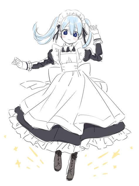 みそパンダ🔞 On Twitter Rt Ksrg17 水色ツインテールメイドさん。