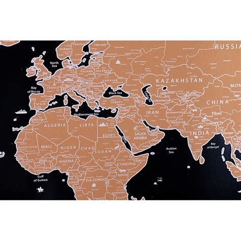 Карта на света Издраскване Многоцветен Emag Bg