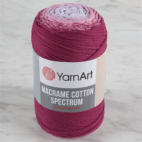 YarnArt Macrame Cotton Spectrum Yarn Variegated 1314 Hobiumyarns