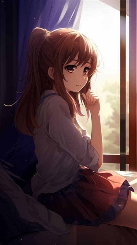 Portrait Of Anime Girl Wearing Sunglasses 4 Wallpaper Images And Photos