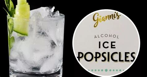Aldi Launch Alcoholic Ice Lollies And They Come In Gin And Tonic