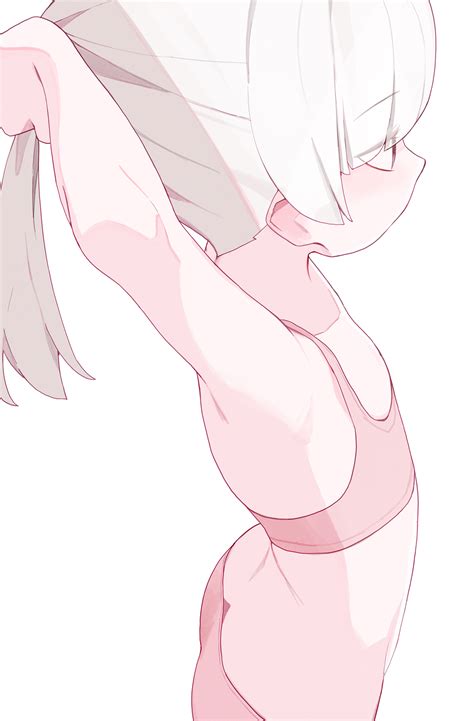Hiroki Yyqw7151 Original Highres 1girl Adjusting Hair Armpits