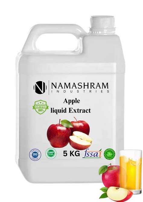 Apple Liquid Extract Packaging Type Plastic Drums Packaging Size 25