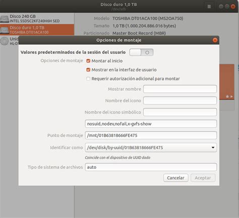 Cómo montar particiones exfat en Ubuntu