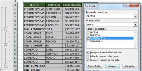 Como SACAR TOTALES y SUBTOTALES en una LISTA de DATOS en excel Aprende y Enseña Excel