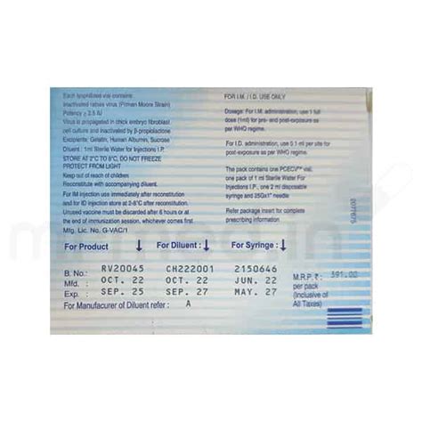 Buy Vaxirab N Vaccine Online View Uses Price And Side Effects