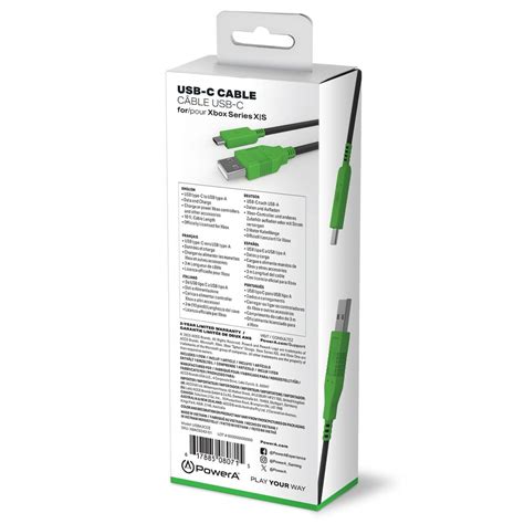 Powera Usb C Cable Xbox Series X S In Black