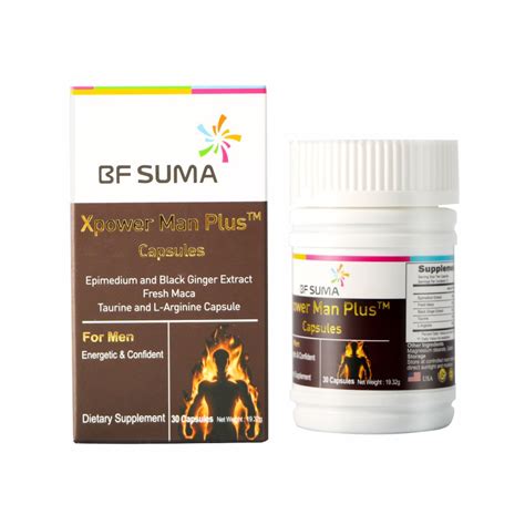Bf Suma X Power Man Capsules For Performance And Vitality Wellness Pro