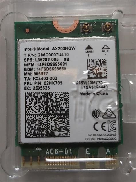 Intel Ax200ngw Wifi 6 電腦＆科技 電腦周邊及配件 Wifi及上網相關產品 Carousell